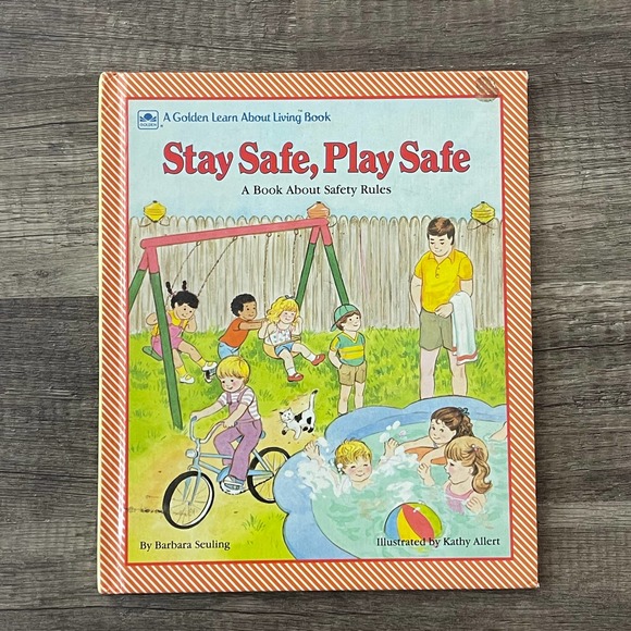 A Golden Book | Other | Stay Safe Play Safe A Book About Safety Rules ...